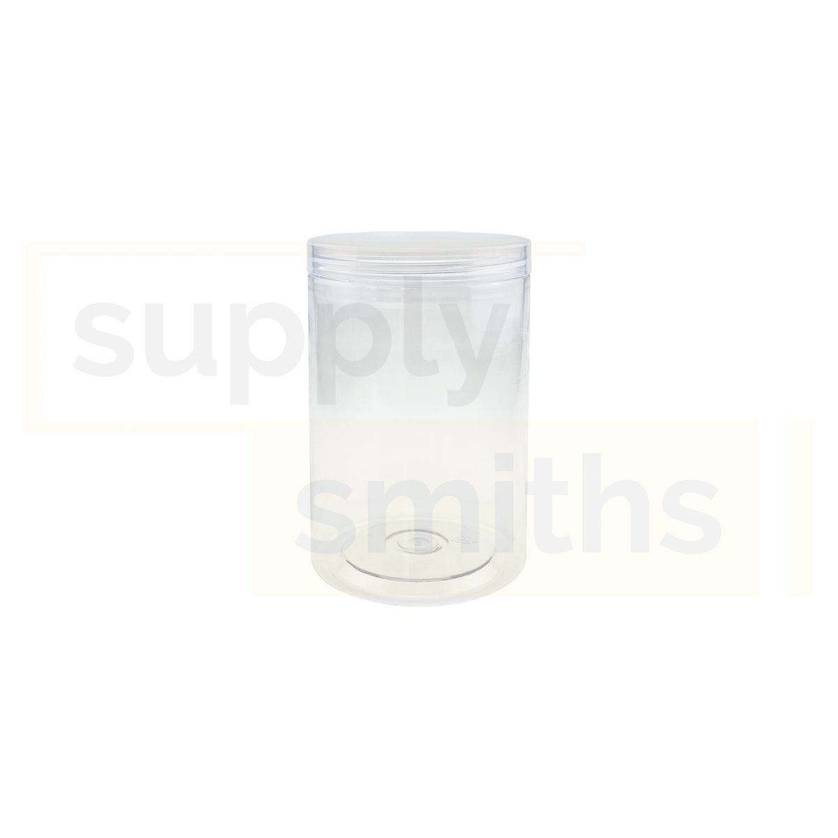 Plastic Container [10cm Diameter, 15cm Height] – Supply Smiths