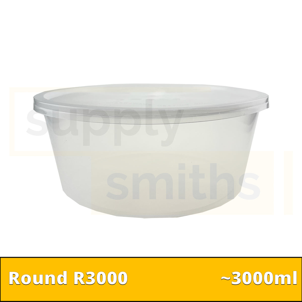 Round R3000 (3000ml) - 150 pcs/ctn – Supply Smiths